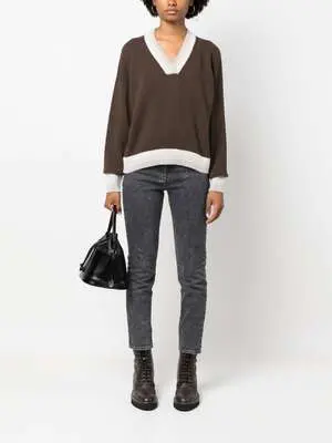 Peserico Stonewashed Mid-rise Skinny Jeans