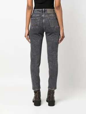 Peserico Stonewashed Mid-rise Skinny Jeans