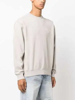 SPORTY & RICH Logo-print Crew-neck Sweatshirt