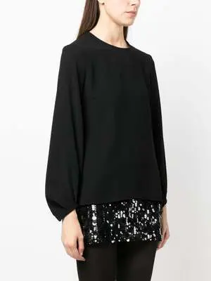 P.a.r.o.s.h Long-sleeve Top - Black