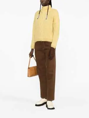 Herno Mohair-blend Cardigan - Yellow