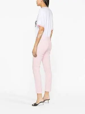 Dsquared2 Low-rise Tapered Jeans - Pink