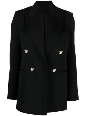LANVIN Open-front Blazer With Jewel Buttons