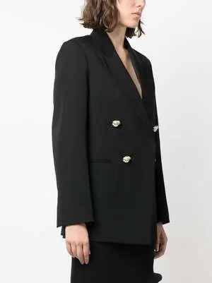 LANVIN Open-front Blazer With Jewel Buttons
