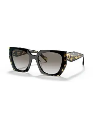 Prada Tortoiseshell-effect Square Sunglasses