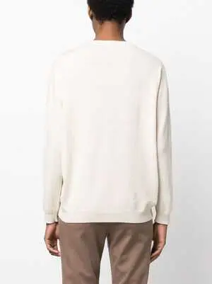 Brunello Cucinelli Bead-embellished V-neck Jumper