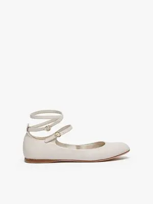 Max Mara Nappa Leather Ballet Flats