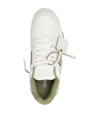 Off-White Out Of Office Ooo Leather Sneakers - White