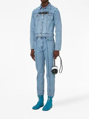 JW Anderson Padlock Strap Trucker Jacket - Blue
