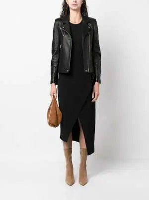 IRO PARIS Asymmetrical Hem Pencil Skirt