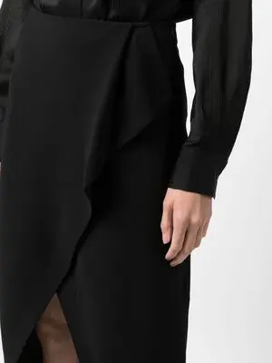 IRO PARIS Asymmetrical Hem Pencil Skirt