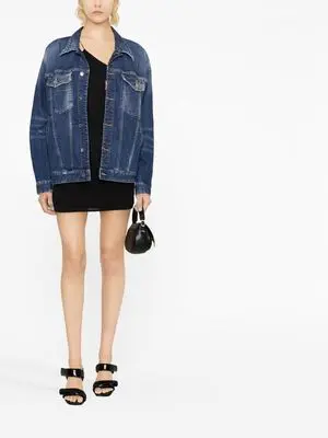 Dsquared2 Distressed Denim Jacket