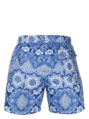 Moncler Paisley-print Swim Shorts