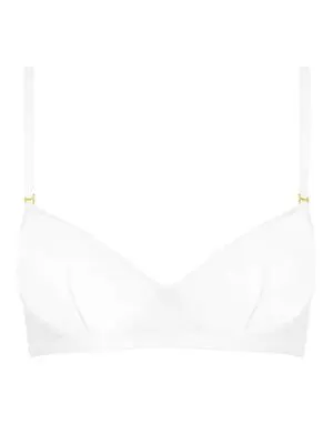 MAISON CLOSE Corps À Corps Balconette Bra - White