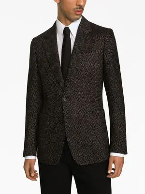 Dolce & Gabbana Single-breasted Bouclé Blazer