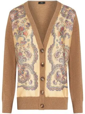 Etro Paneled Cardigans For Women