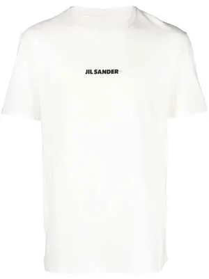 JIL SANDER Logo-print Cotton T-shirt - White