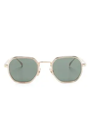 DB EYEWEAR BY DAVID BECKHAM Octagon Sunglasses - Gold