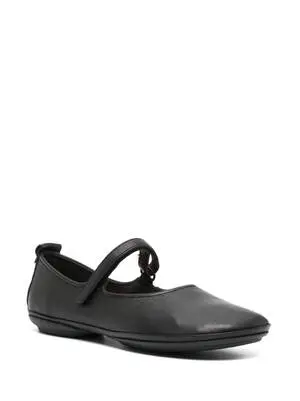 Camper Right Nina Leather Ballerinas - Black