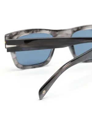 DB EYEWEAR BY DAVID BECKHAM Marbled Square Sunglasses
