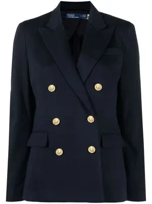 Polo Ralph Lauren Double-breasted Knitted Blazer