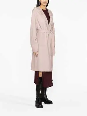 BLANCHA Reversible Shearling Coat - Pink