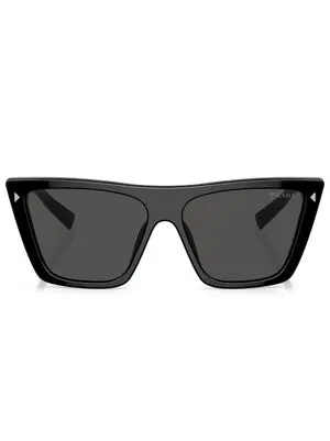 Prada Square-frame Tinted Sunglasses - Black