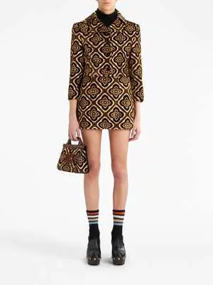 Etro Geometric-print Cropped Jacket