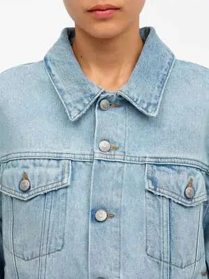 MAISON MARGIELA Button-up Denim Jacket - Blue