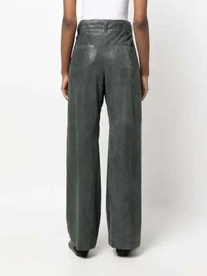 Brunello Cucinelli Straight-leg Leather Trousers
