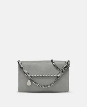 Stella McCartney Stella McCartney Falabella Wallet Crossbody Bag Grey