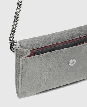 Stella McCartney Falabella Wallet Crossbody Bag - Grey