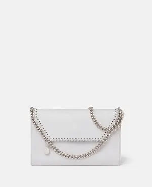 Stella McCartney Stella McCartney Falabella Wallet Crossbody Bag Ice Grey