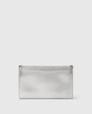 Stella McCartney Falabella Wallet Crossbody Bag - Silver