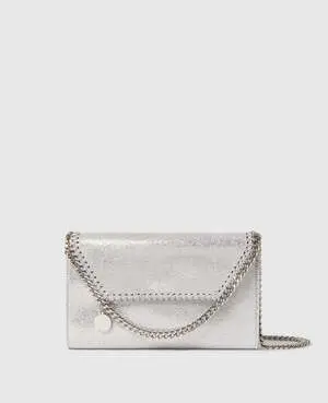 Stella McCartney Falabella Wallet Crossbody Bag - Silver