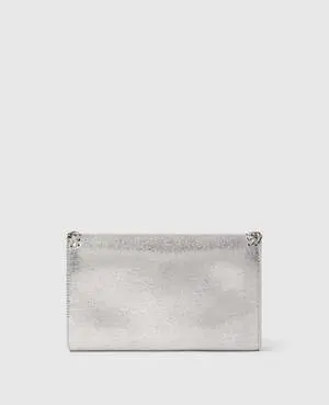 Stella McCartney Falabella Wallet Crossbody Bag - Silver