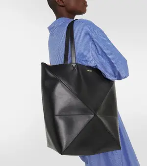 Loewe Puzzle Fold Leather Tote Bag