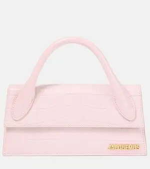 Jacquemus Le Chiquito Long Croc-effect Shoulder Bag