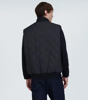 Loro Piana Ampay Quilted Vest - Blue