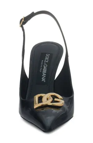 Dolce & Gabbana Lollo Pointed-toe Slingback Pump