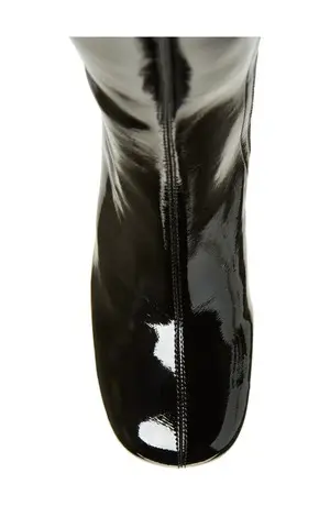 Jeffrey Campbell Maize Over The Knee Patent Leather Boot - Black Patent