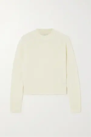 Dries Van Noten Alpaca-Blend Sweater Ecru