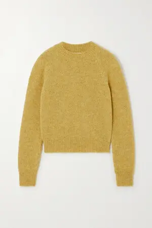 Dries Van Noten Alpaca-Blend Sweater Yellow