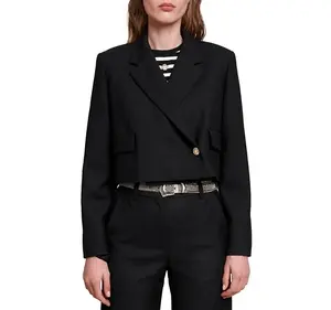 Maje Vakino Cropped Blazer