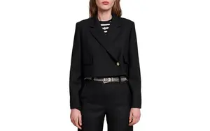 Maje Vakino Cropped Blazer