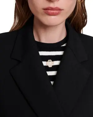 Maje Vakino Cropped Blazer