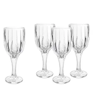 GODINGER Pleat Goblets, Set Of 4 - Clear