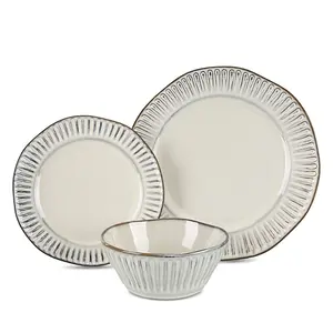 BIA CORDON BLEU Colonnade 12-piece Dinnerware Set - Cream