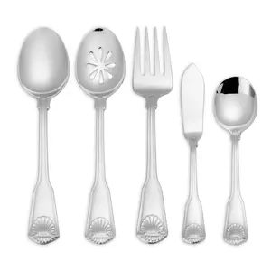 TOWLE London Shell 45 Piece Flatware Set