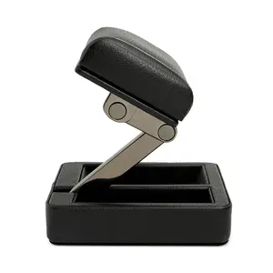 Wolf Single Travel Watch Stand - Black
